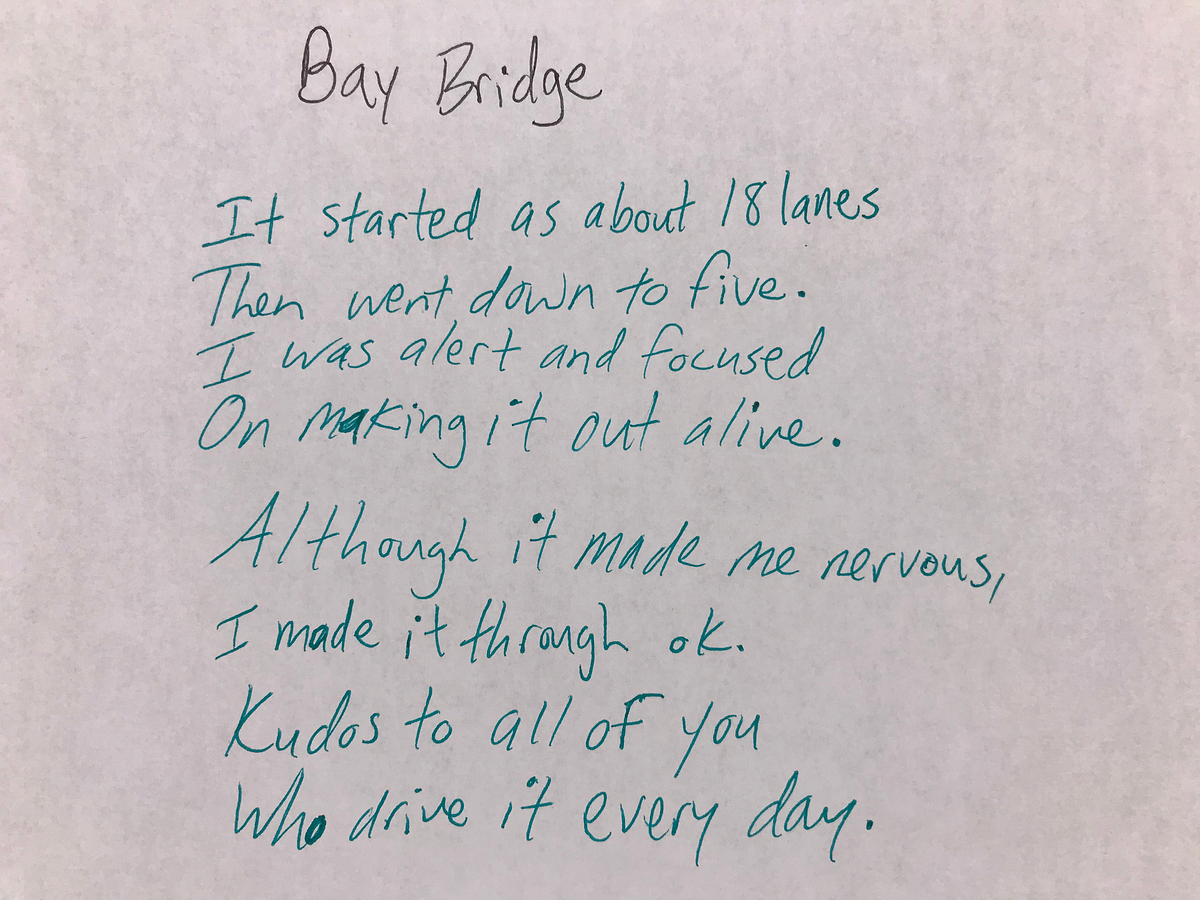 Bay Bridge. A poem | by Megan Nicole Morgan | Medium