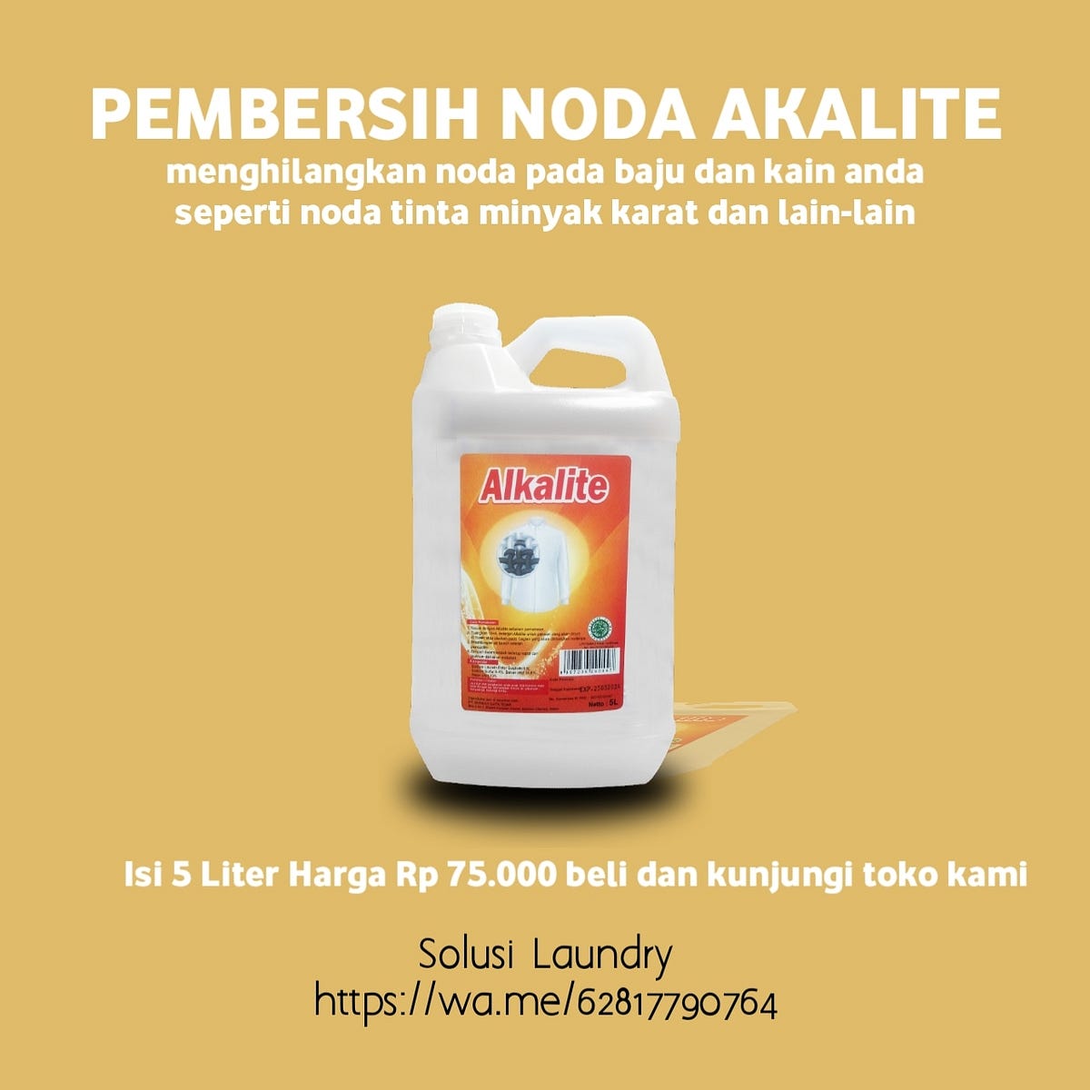 Pusat agen Perlengkapan Laundry Call 0817-790-764 Alkalite Kenapa Harus ...