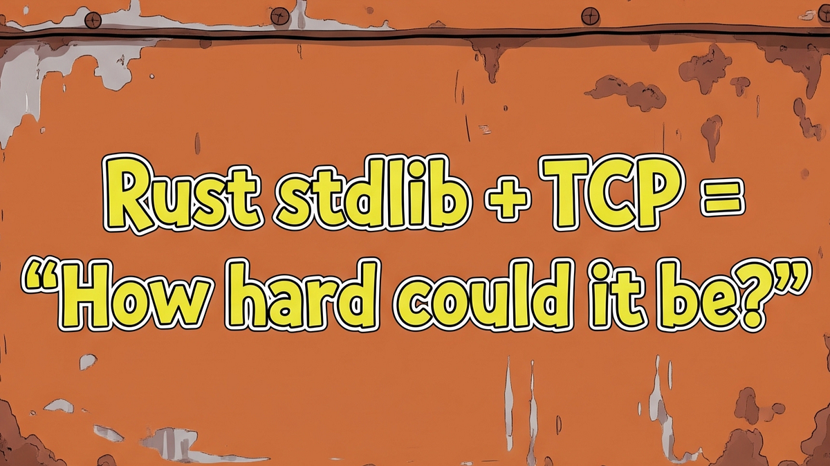 A Masochist’s Guide to Building an HTTP Server in Rust (No Frameworks ...