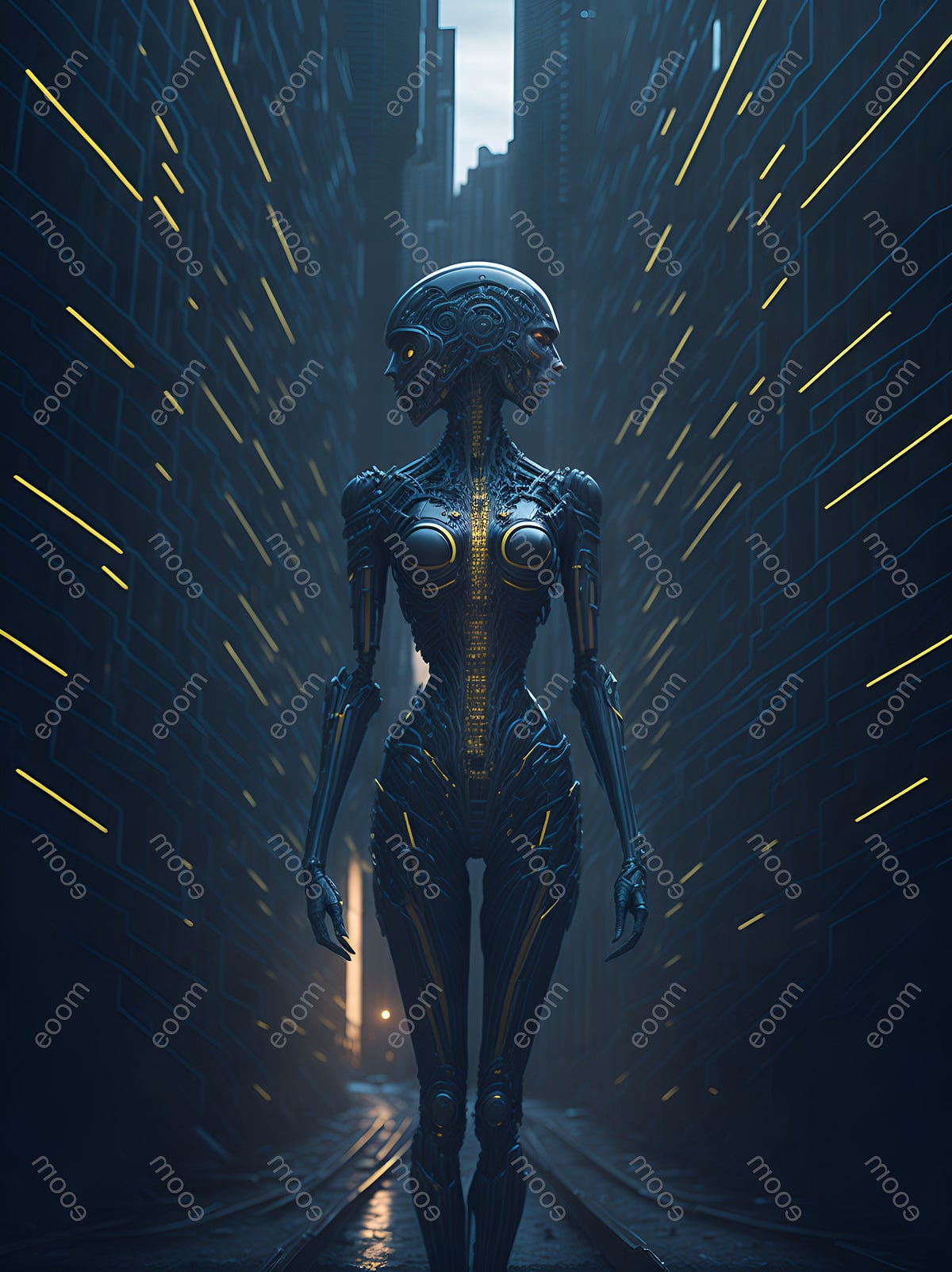Discover the Future of Art: Human AI Art Digital Print for Modern Home and Office Decor! | by ...