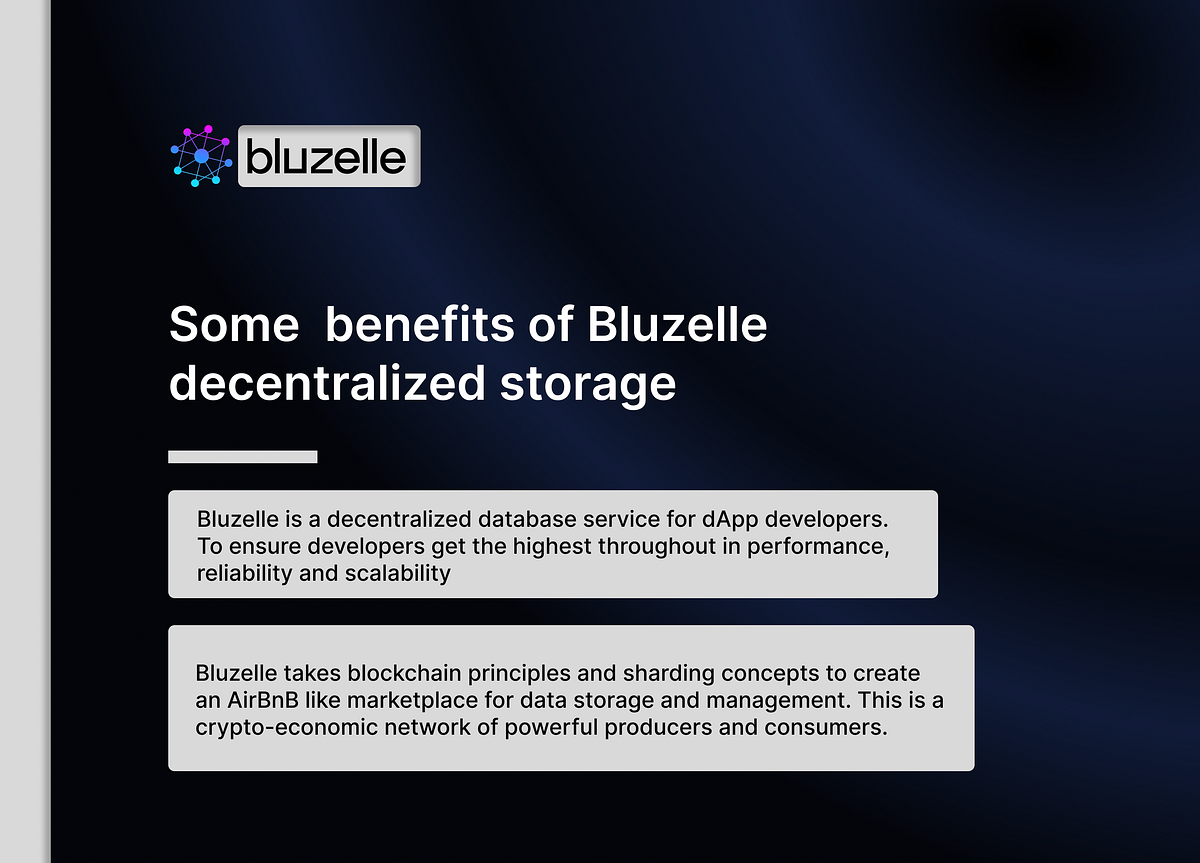 Major Features of Bluzelle and Its Use case | by Flemiejosh | Medium