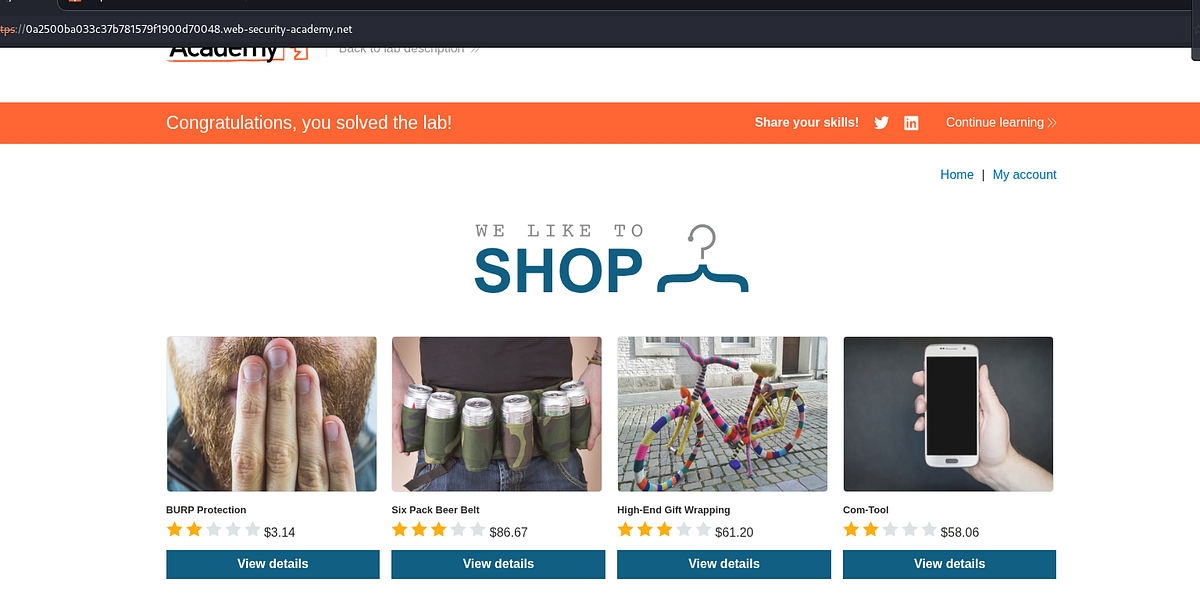 Lab 1: Web cache poisoning with an unkeyed header | by L4V4NY4 AGR3 ...