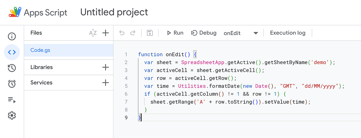 Automating Date Updates in Google Sheets with Apps Script | by Brian ...