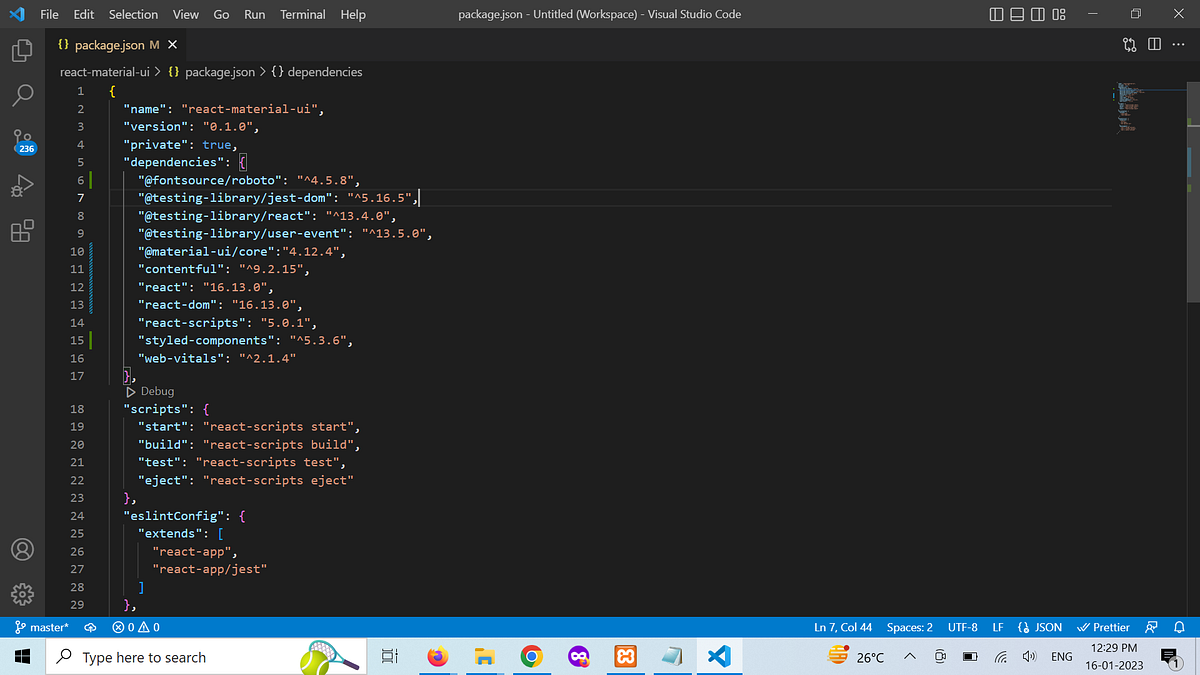 Create Old React App I just want to start my old project in react 16.13.0 Material-UI v.4 you ...