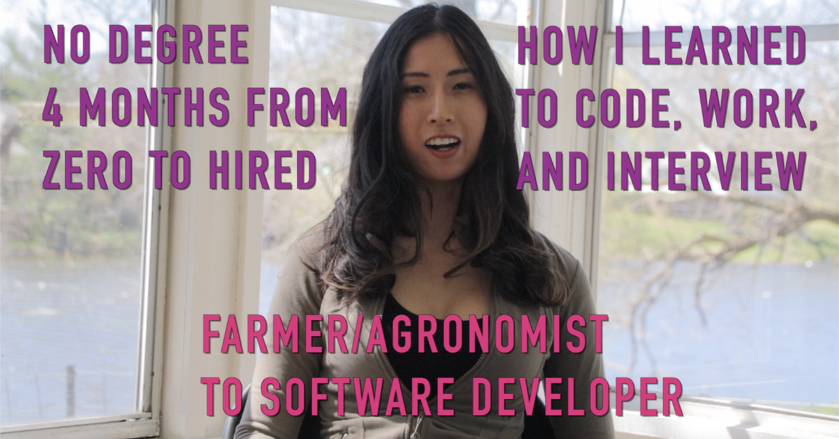 From Farmer/Agronomist to Developer: My 4.5 Month Journey to Landing a ...