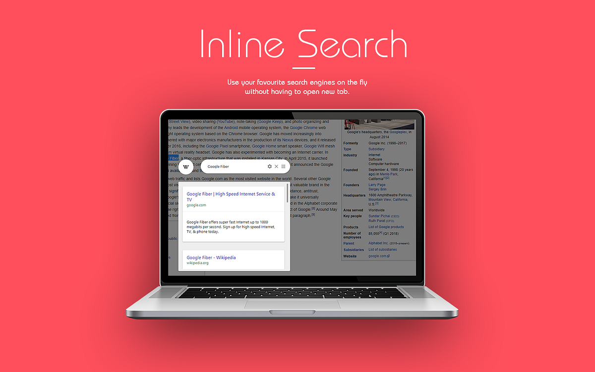 Inline Search — Get to use your favorite search engines on the fly ...