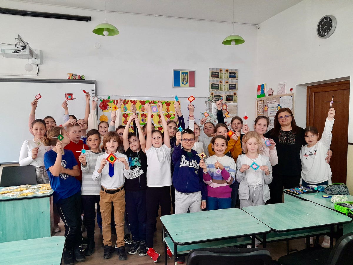 stars shining at Aurel Vlaicu School grade 3 | by star mandalas | Apr ...