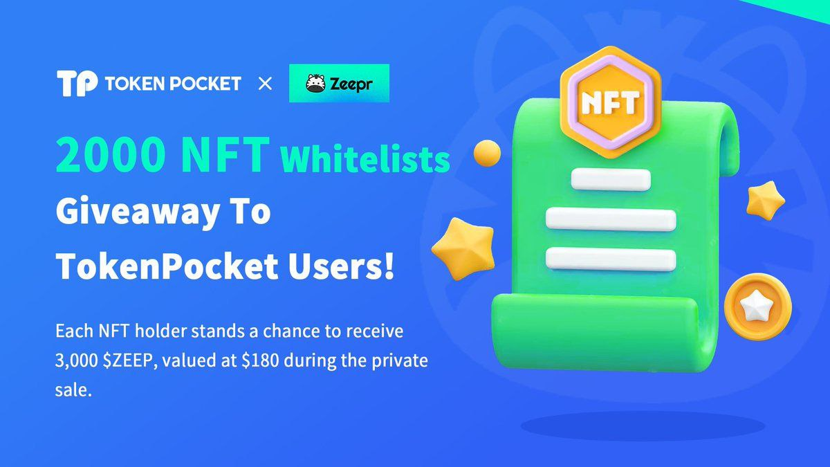 💥 ¡¡El sorteo de 2000 whitlist de Zeepr NFT está en curso en TokenPocket!! - NakOprt - Medium