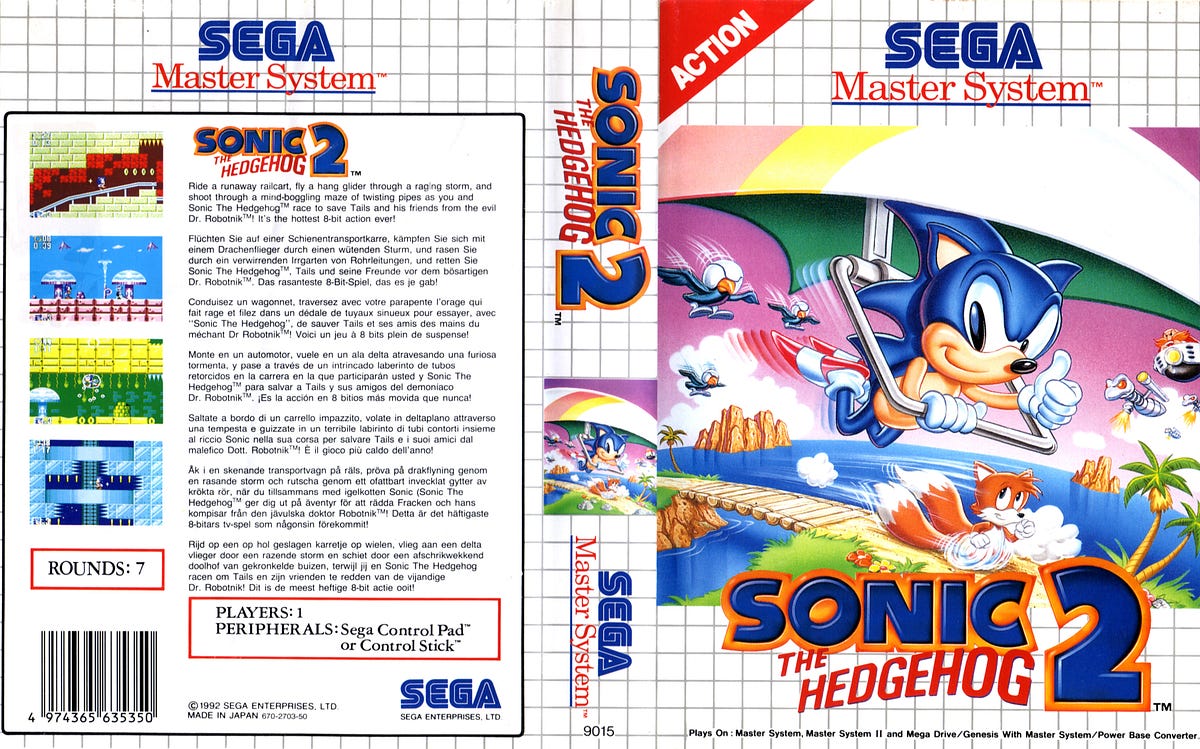 Making a Website That Looks Like a Piece of Master System Box Art for ...