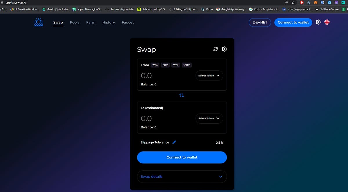 How to Swap on BaySwap. To perform Swap on BaySwap, first visit… | by Tran Minh | Medium