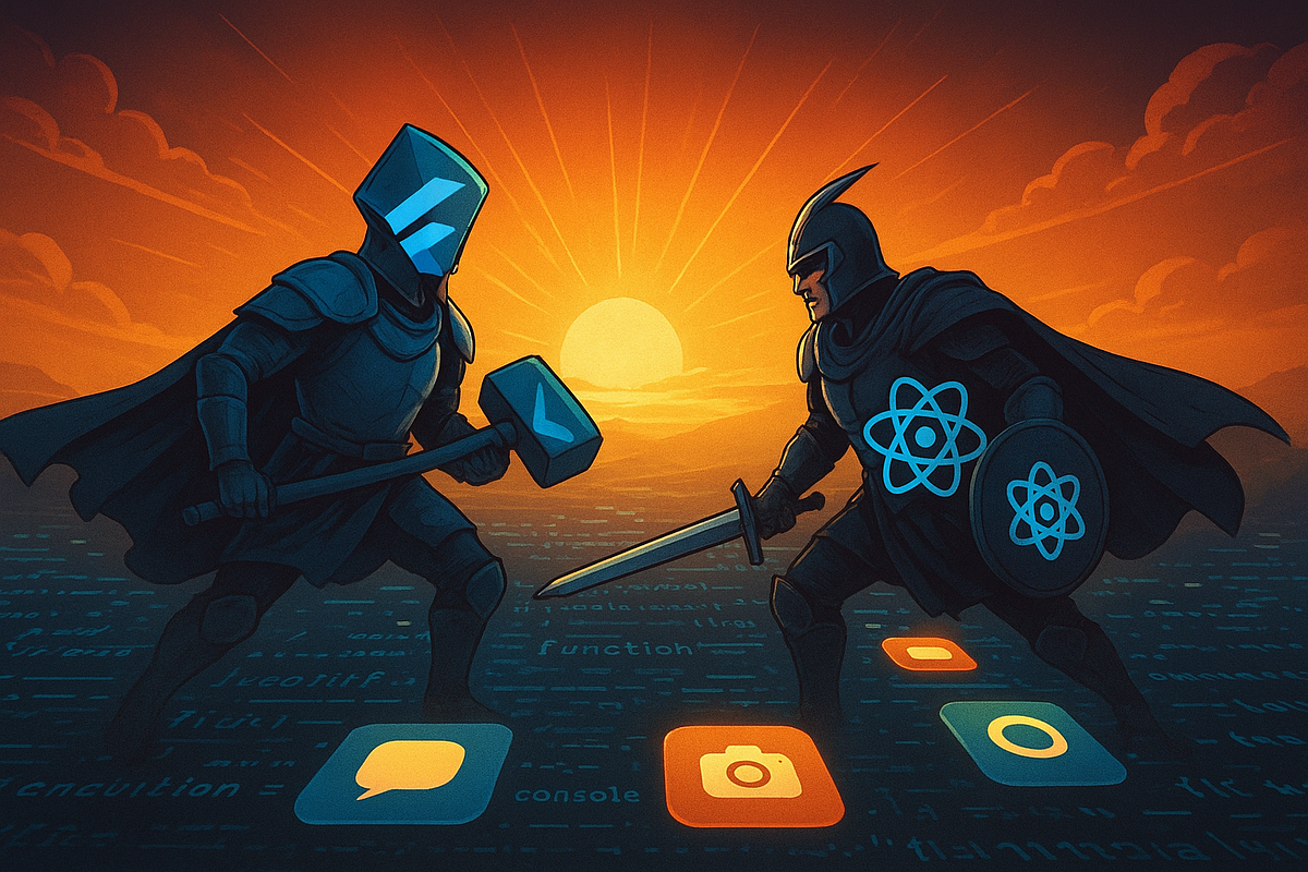 Flutter vs React: The Battle of the Frameworks Continues! | by Siddharth makadiya | Nov, 2025 ...