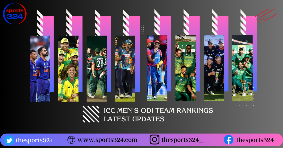 ICC Men’s ODI Team Rankings In Cricket History | by Sports324 | Aug ...