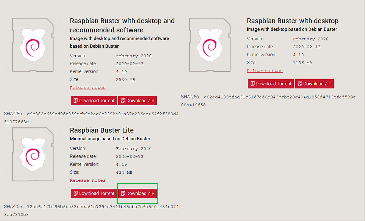 LAB 1 — Raspbian OS installation ( Buster — Minimal image ) | by ...