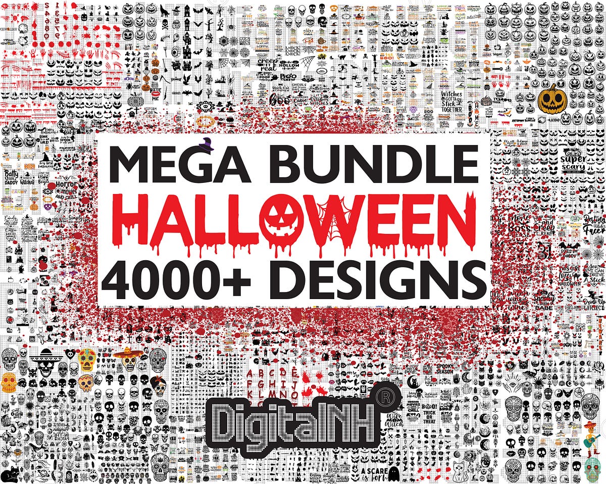 Halloween Mega Bundle, Halloween SVG Bundle, Halloween Gift Idea svg ...