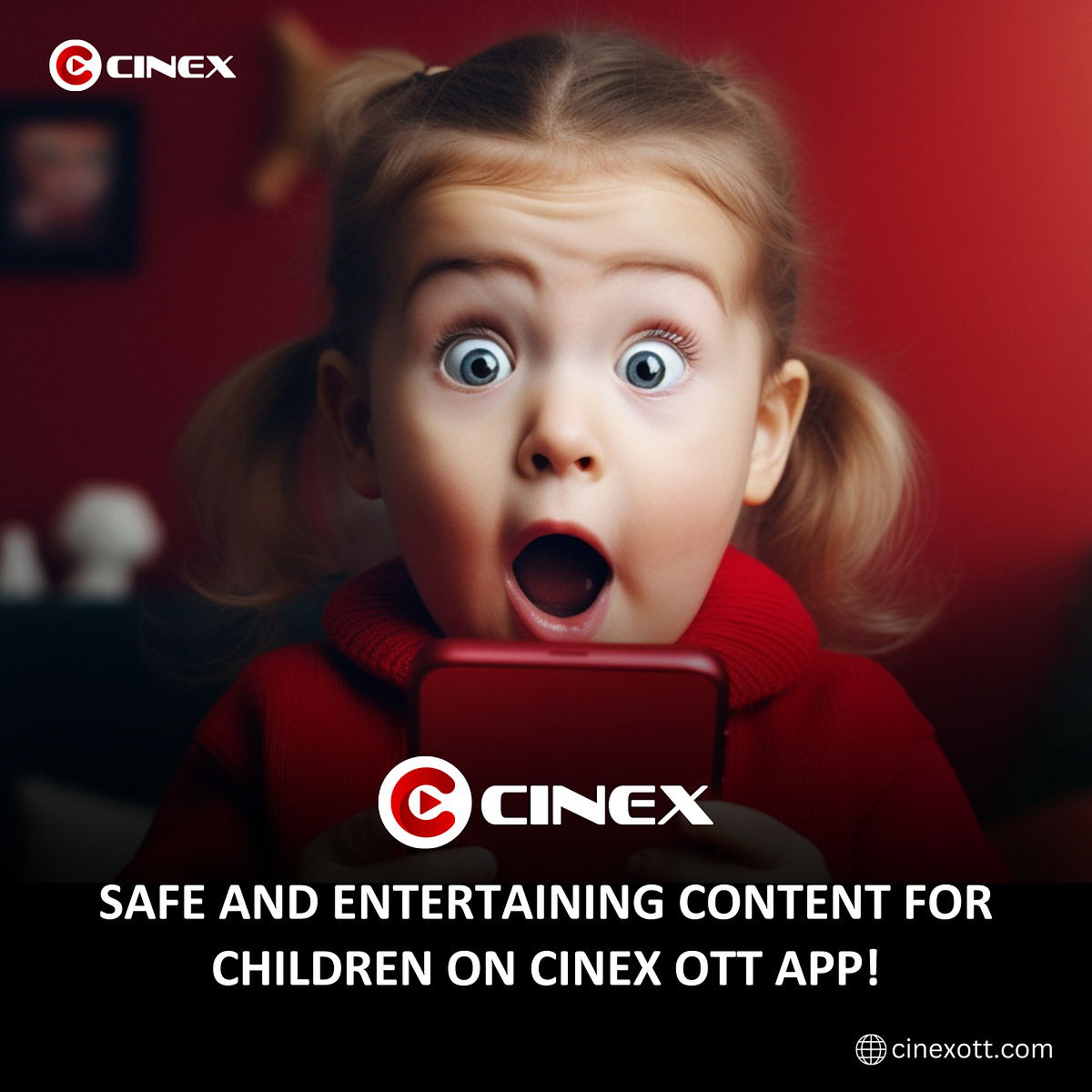 CINEX Safe and Entertaining Content for Kids! - Cinex App - Medium