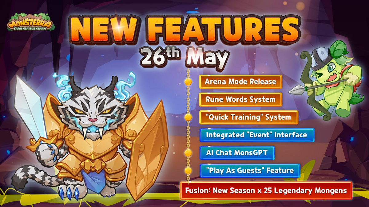 Monsterra ChangeLog Updates: Highlights of Arena Release. Check Out NOW ...