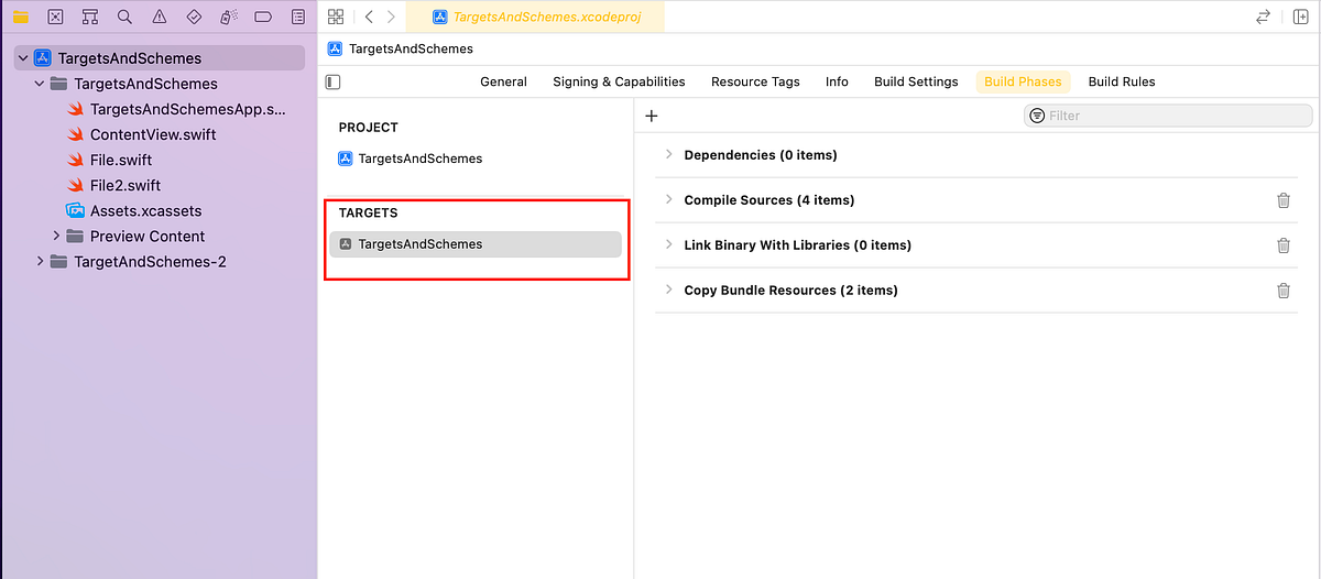 Xcode에서 Target과 Scheme 세팅하는 법 — Target(1) | by 쑥 | Medium