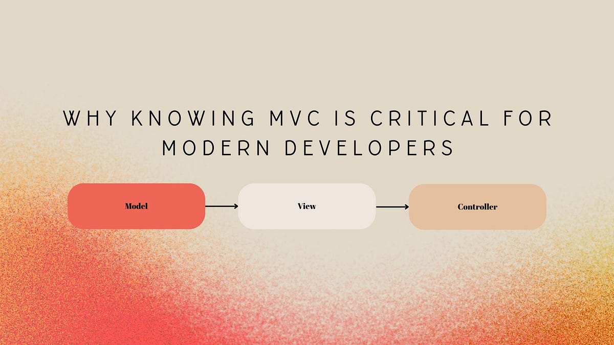 Why Knowing MVC is Critical for Modern Developers | by Yusuf Aksoy ...