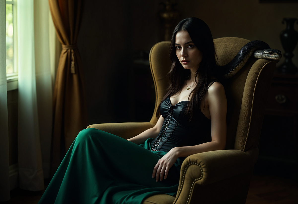 Beautiful Nadia, Venomous Naja. Part 2: The bad girl is going for the ...