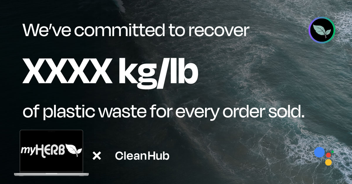myHerb and CleanHub have teamed up to fight against plastic pollution, combining their expertise ...