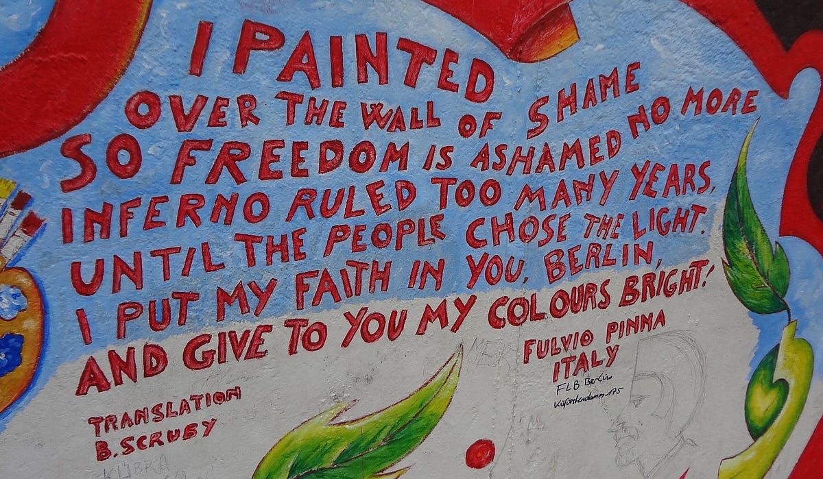 Resistance art, or the art of resisting: 25 years of the East Side ...