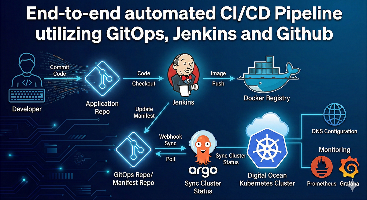 🚀 Building a Full GitOps CI/CD Pipeline with Jenkins, ArgoCD, Docker ...