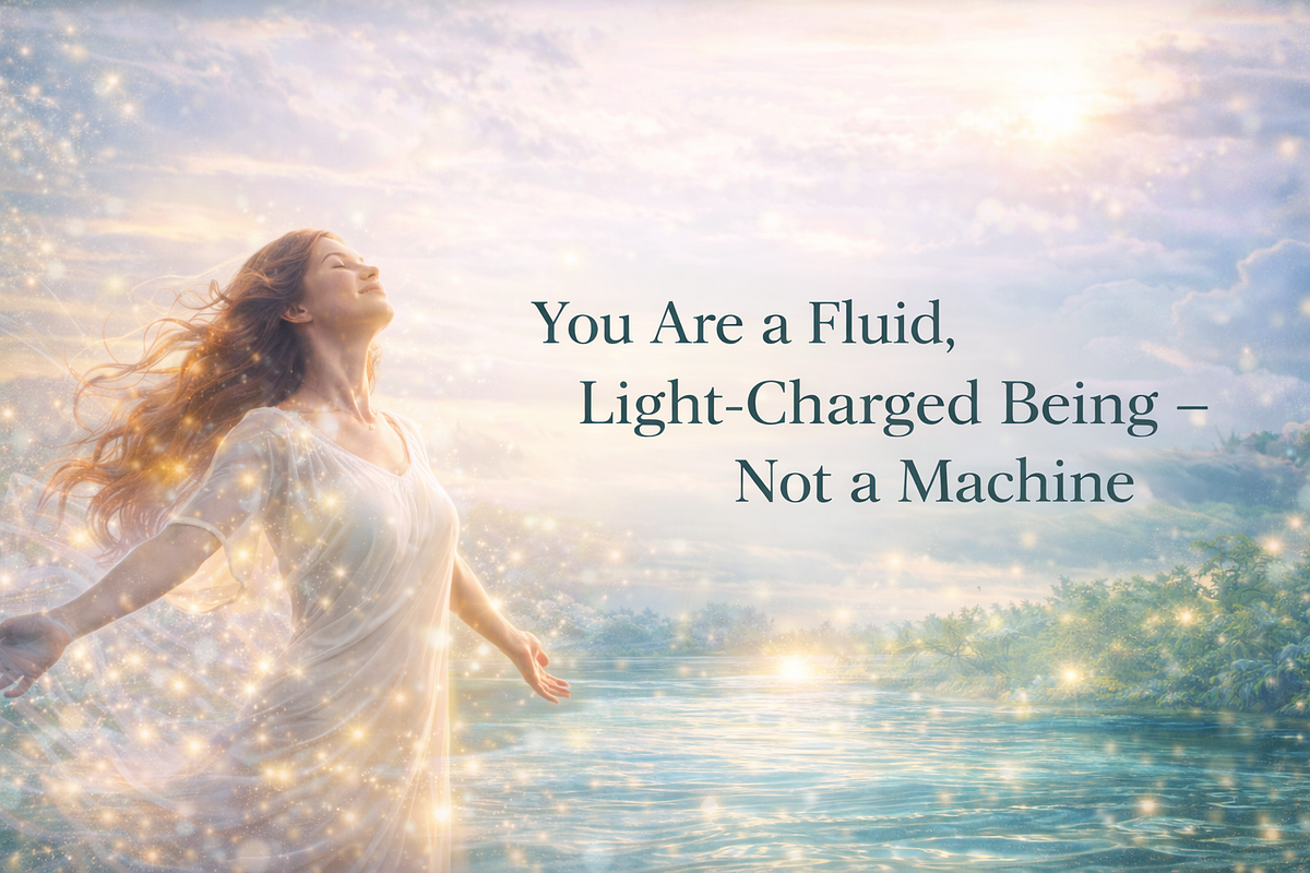 You Are a Fluid, Light-Charged Being — Not a Machine | by Sue Crielaard ...