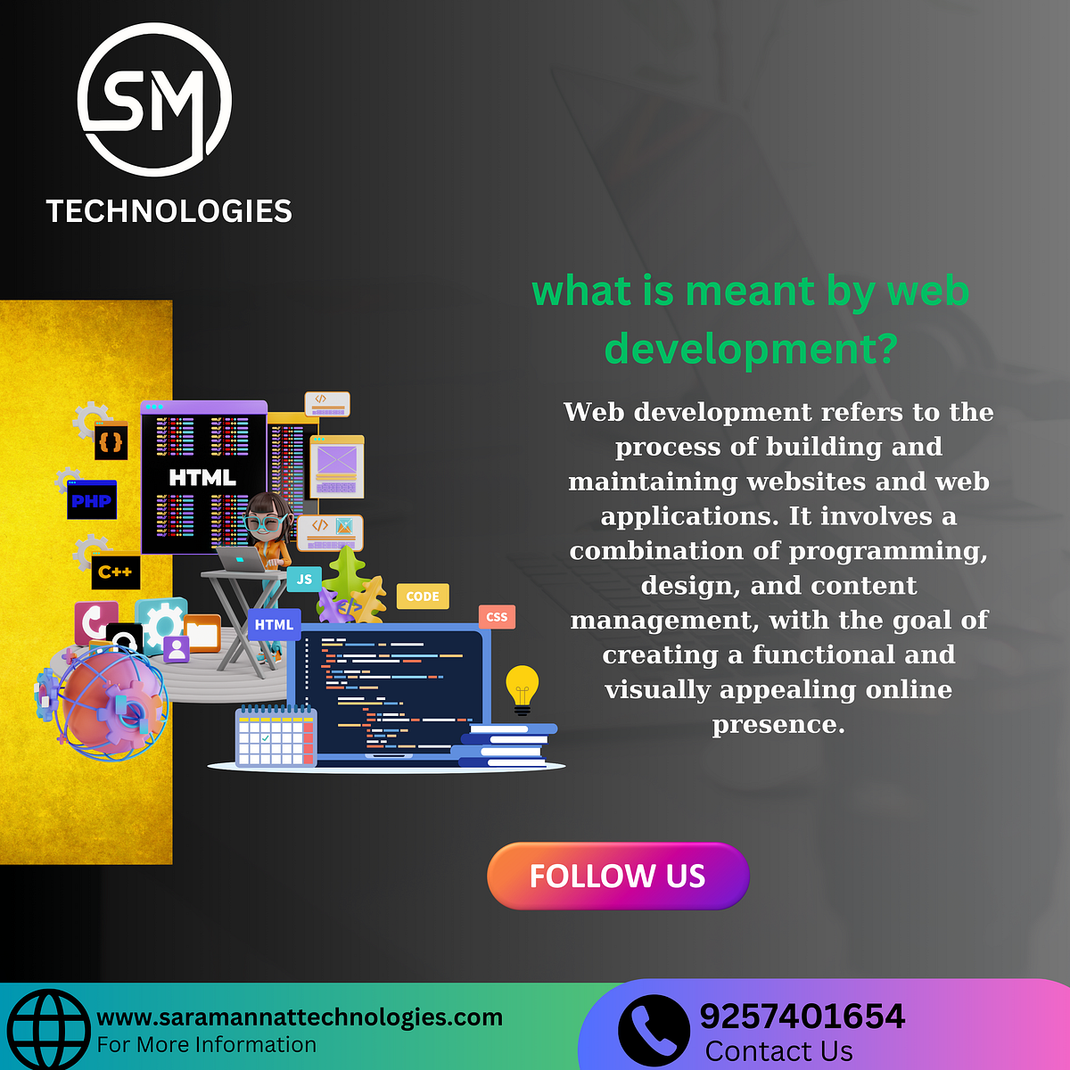 What is meant by Web Development? | by Sara Mannat Technologies | Dec ...