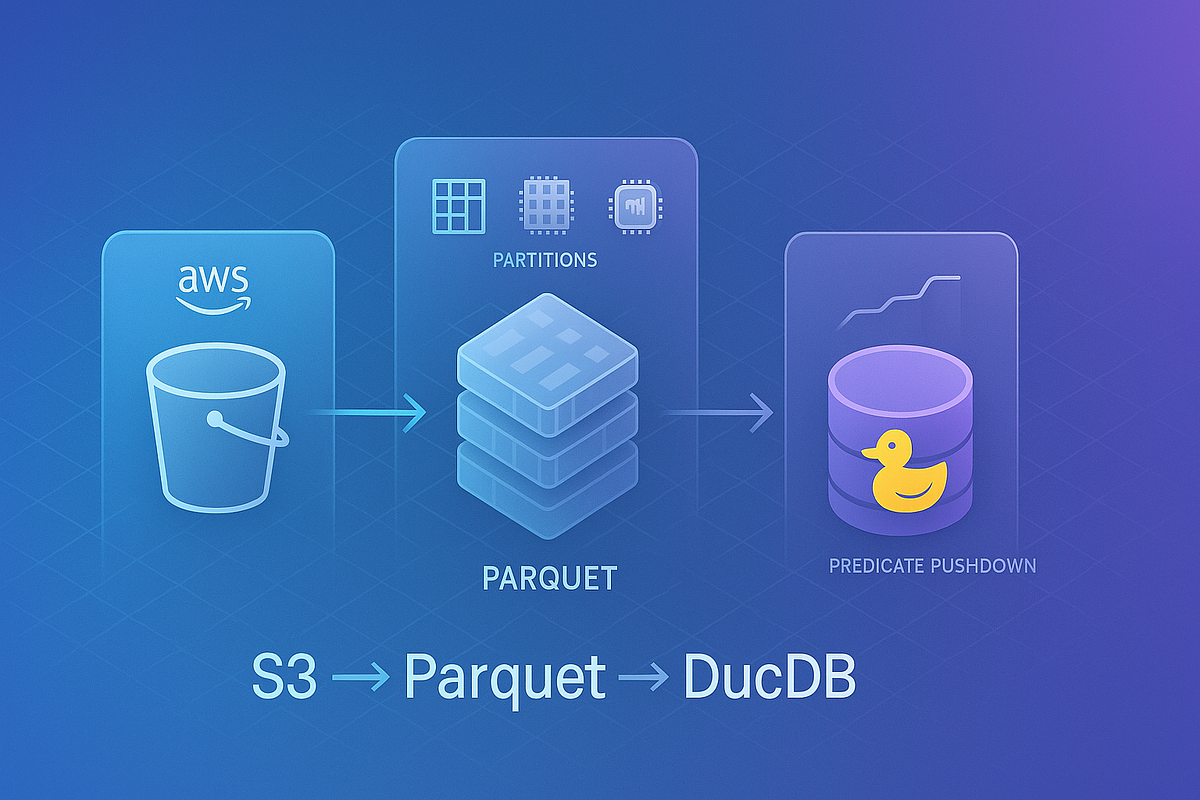 S3→Parquet→DuckDB: Zero-Ops Analytics That Scale | by Bhagya Rana | Medium