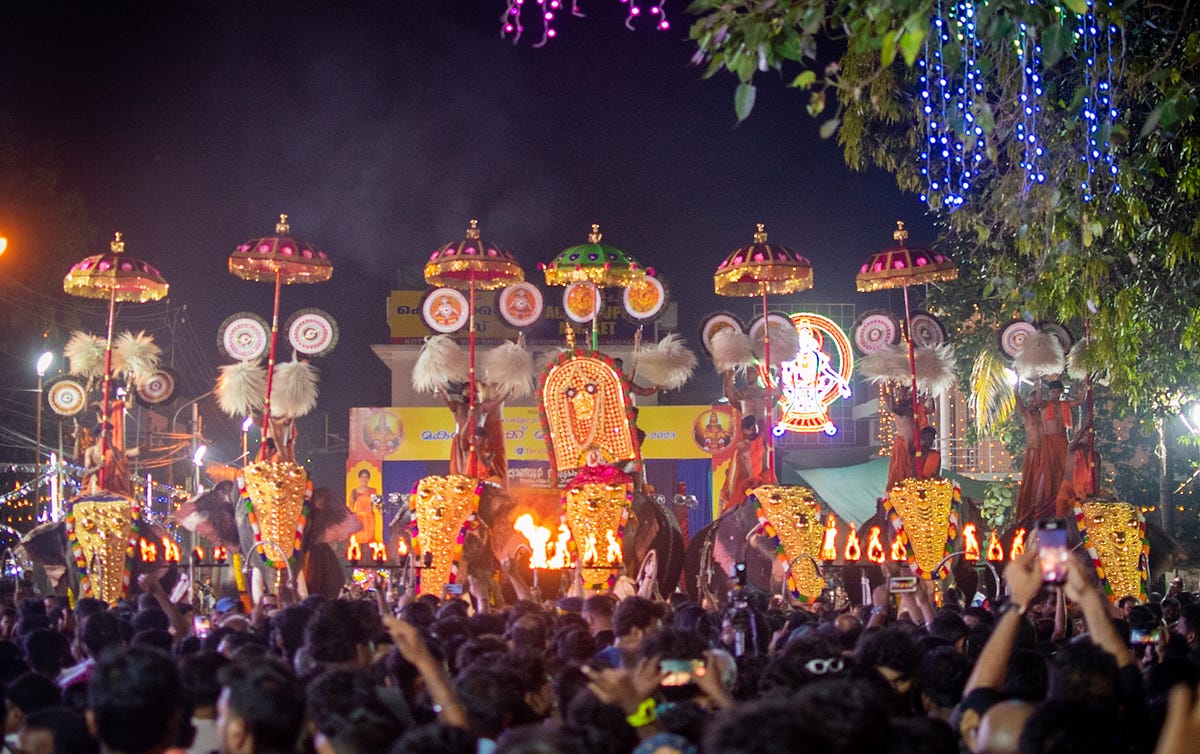 The Temple Festivals of Kerala. The Shree Ayyappan temple at… | by ...