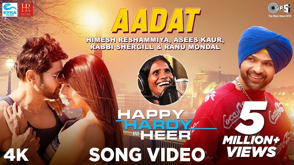 Aadat Lyrics In English, Hindi, Punjabi, Telugu, Bengali & Tamil ...