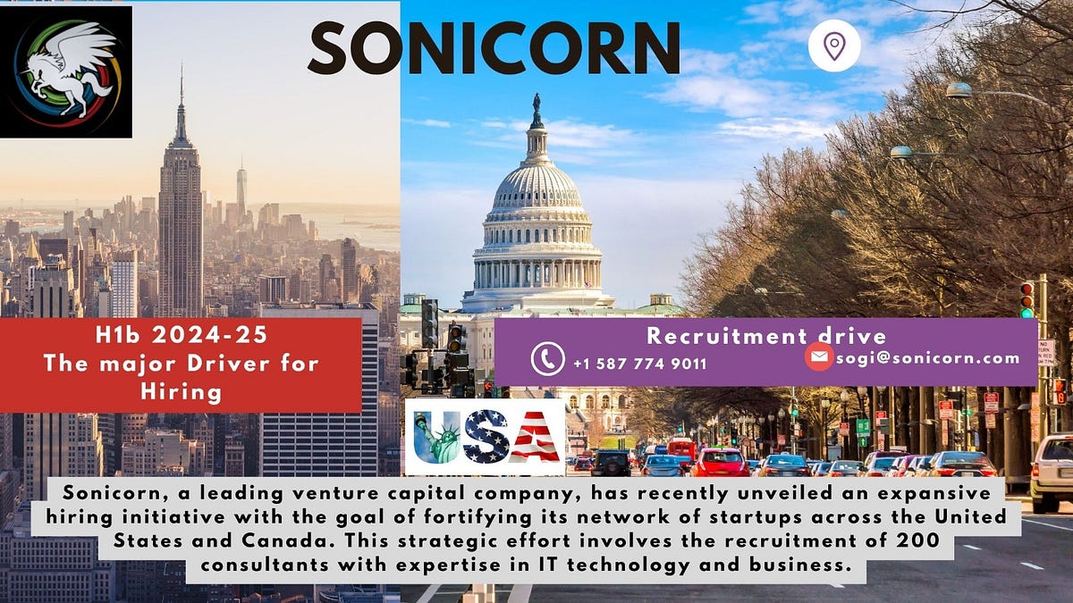 Sonicorn Bolsters its H1b Workforce for 2024–25 | by Sogi Time | Medium