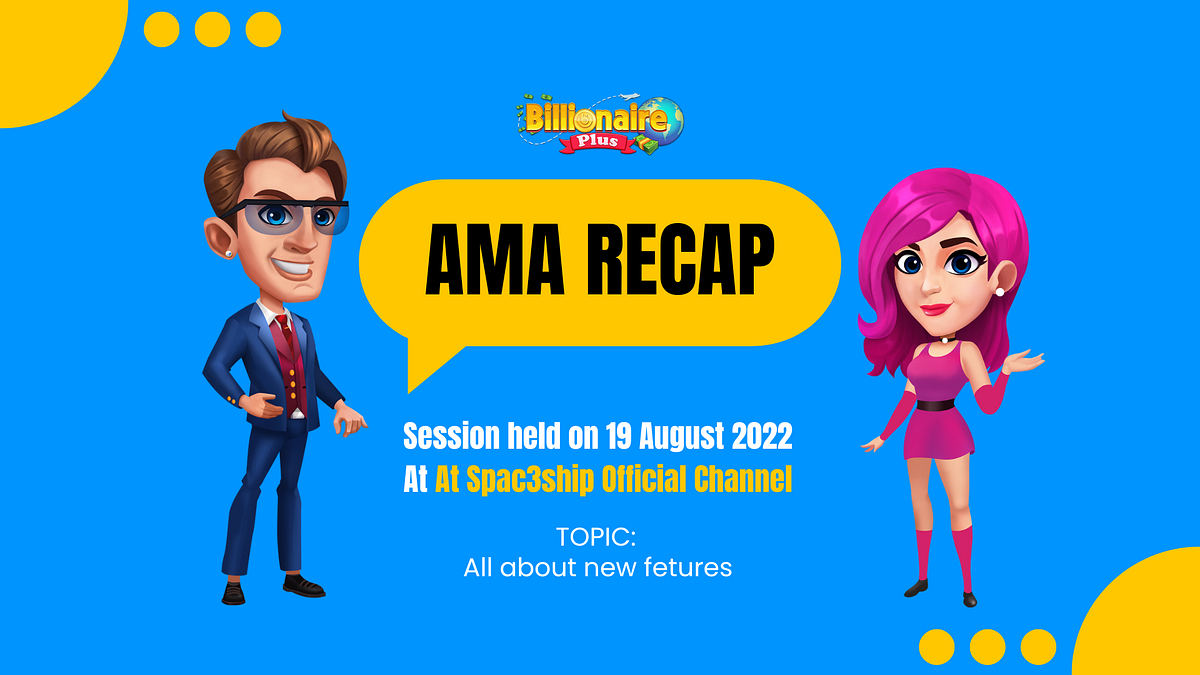 Text AMA: Billionaire Plus 🤝 Spac3ship | by Billionaire Plus | Medium