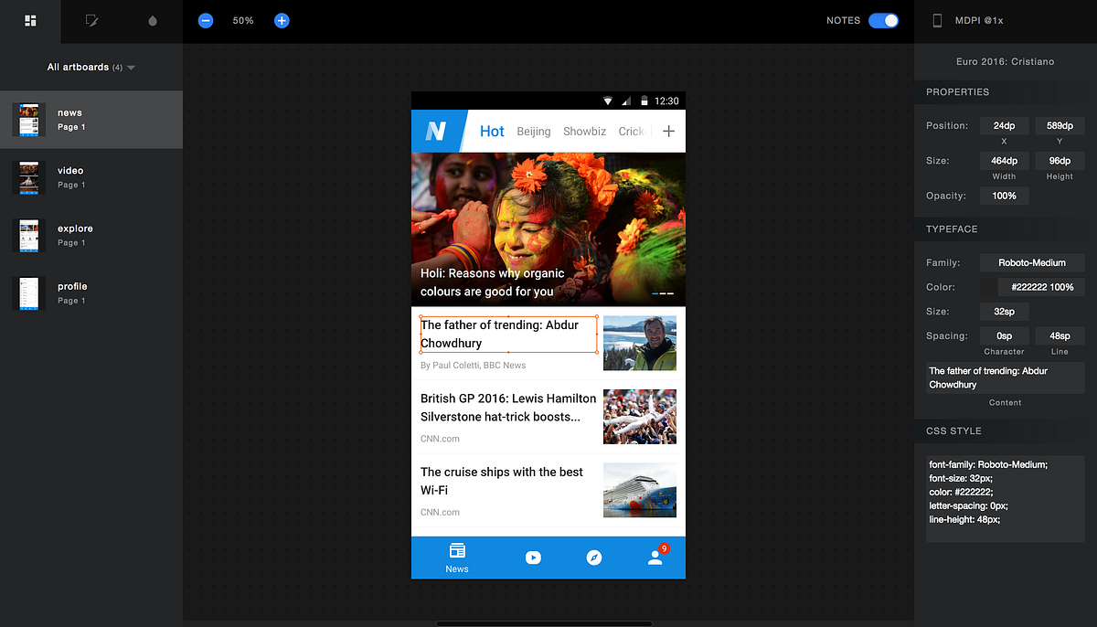 Screen-related Concept and Android App Design using Sketch | by Jiaqi ...