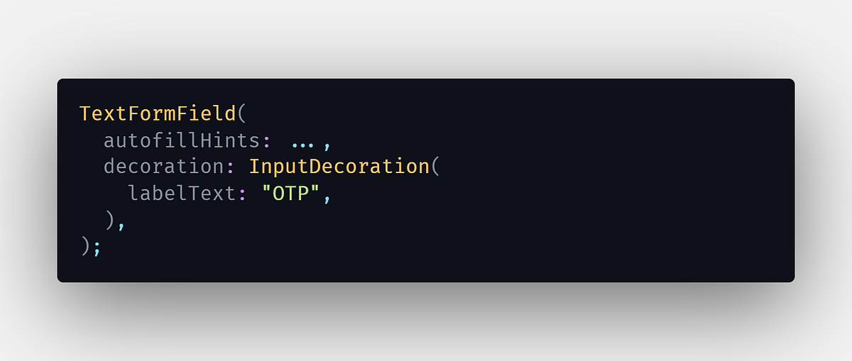 Flutter: Upgrade your TextFields with autofill in 2 steps. | by ...