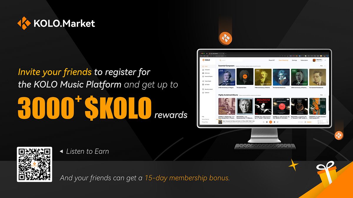 Invite your friends to Listen to Earn together！ | by KOLO.Market | Medium