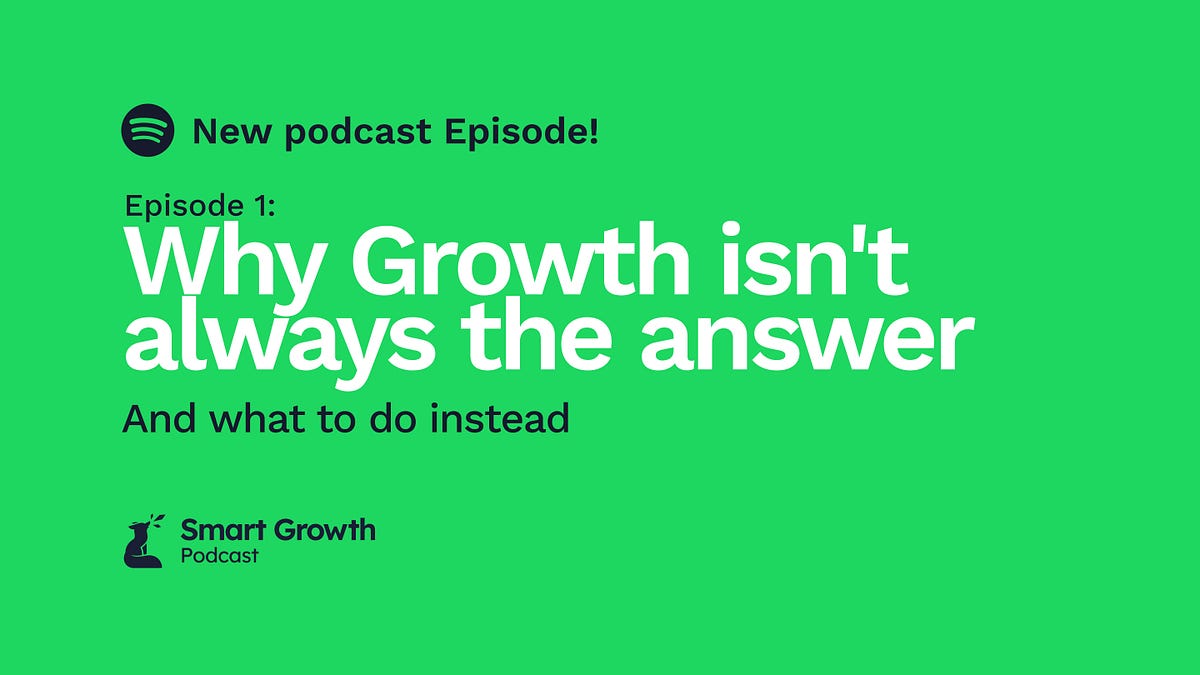 Why Growth Isn’t Always the Answer (And What to Do Instead) | by Milene ...