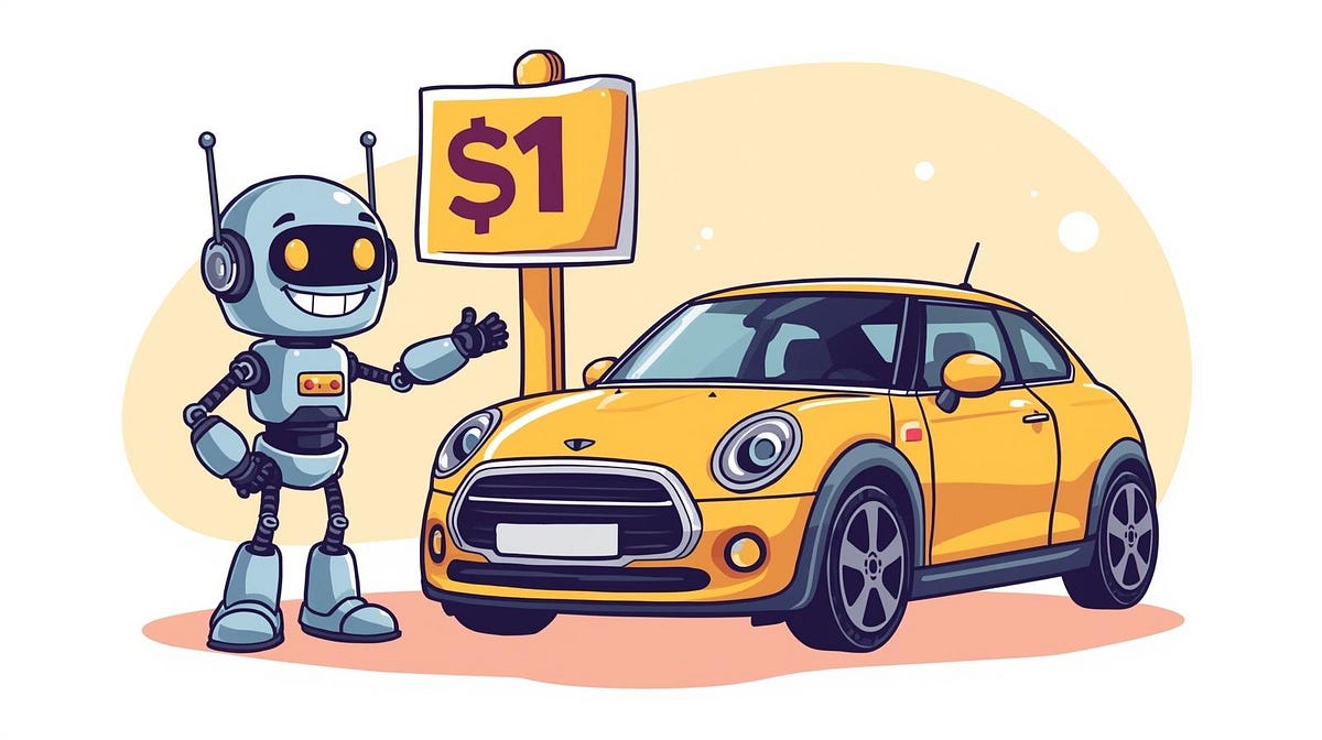 The AI hack that convinced a chatbot to sell a $76,000 car for $1 | by ...