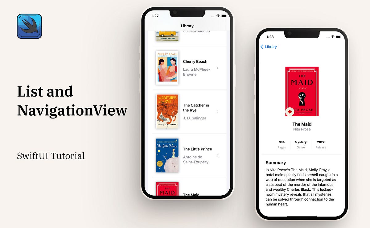 SwiftUI | List and NavigationView | by Negin Zahedi | Medium