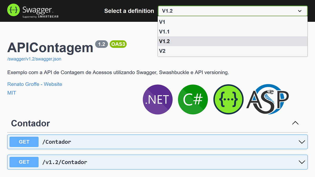 .NET 7 + Minimal APIs: versionando APIs REST de forma descomplicada | by Renato Groffe | Medium
