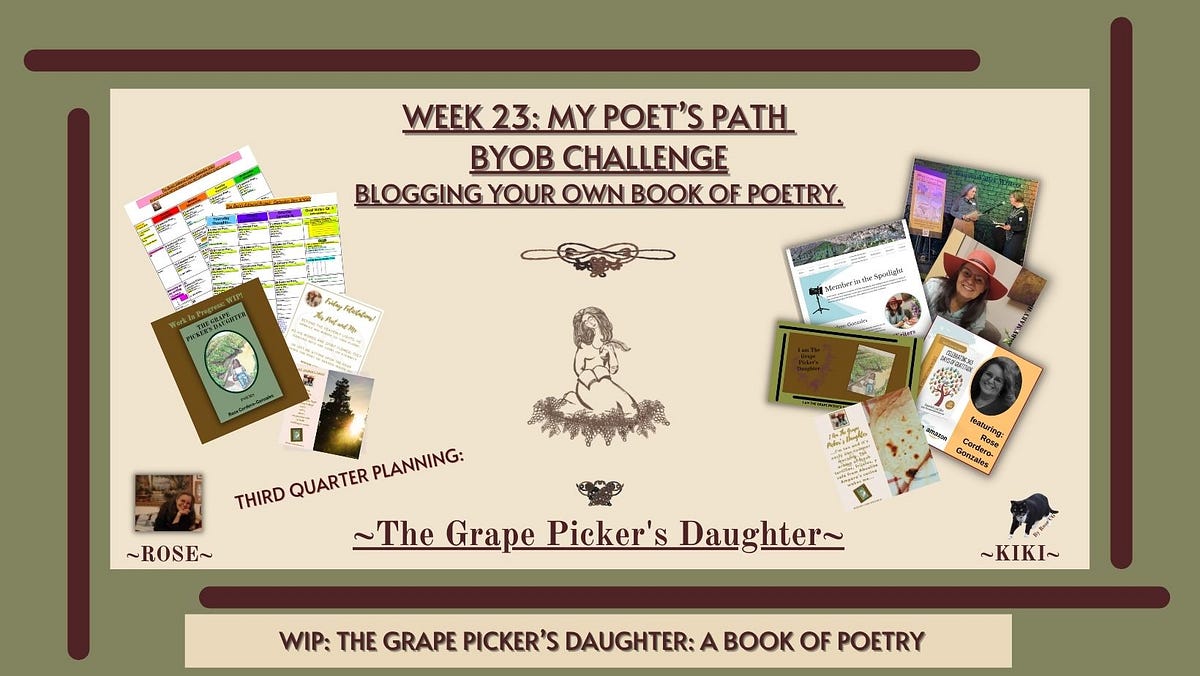 Week 23: My Poet’s Path BYOB Challenge | by Rose CG | The Daily Cuppa ...