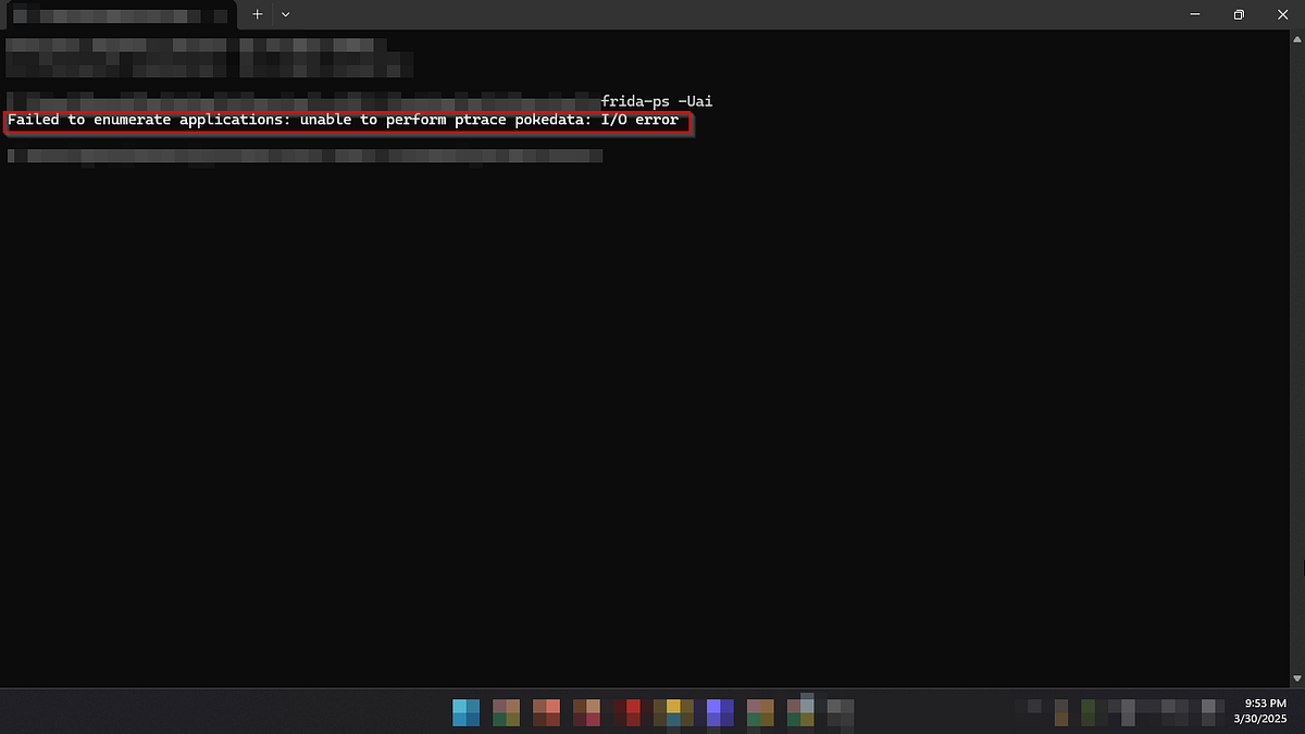 TROUBLESHOOTING WITH FRIDA. Frida is a powerful dynamic… | by GHO$THUNT ...