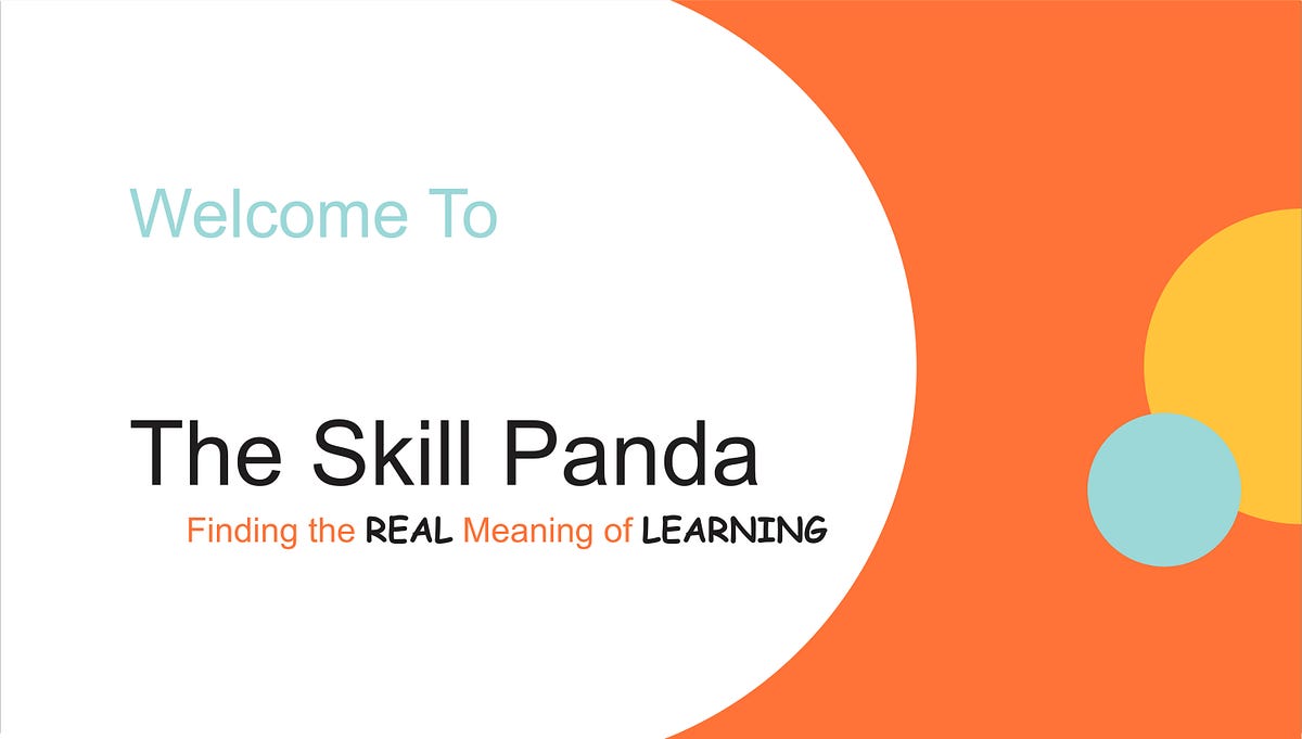 What is THE SKILL PANDA?. Before we start and I start telling… | by The ...