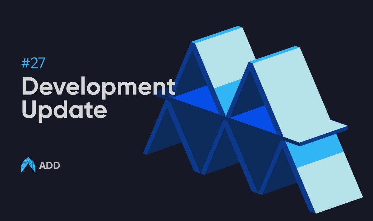 🔵Development Update No 27 This week's end marks the discussion of the ...