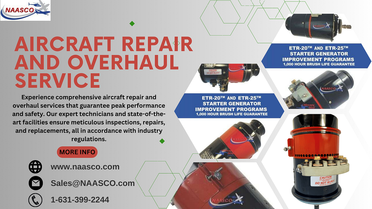 Starter Generator Repair Near Me - NAASCO - Medium