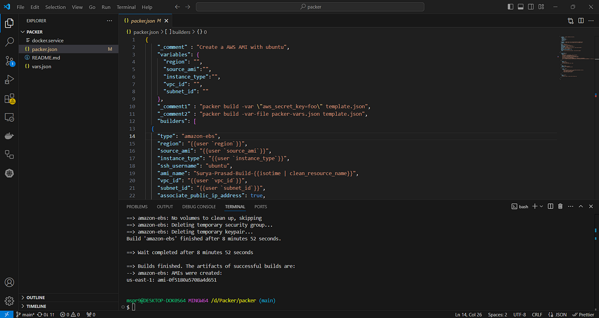 Day 20: HashiCorp Packer for AMI Automation | by Mokadi Surya Prasad | Medium