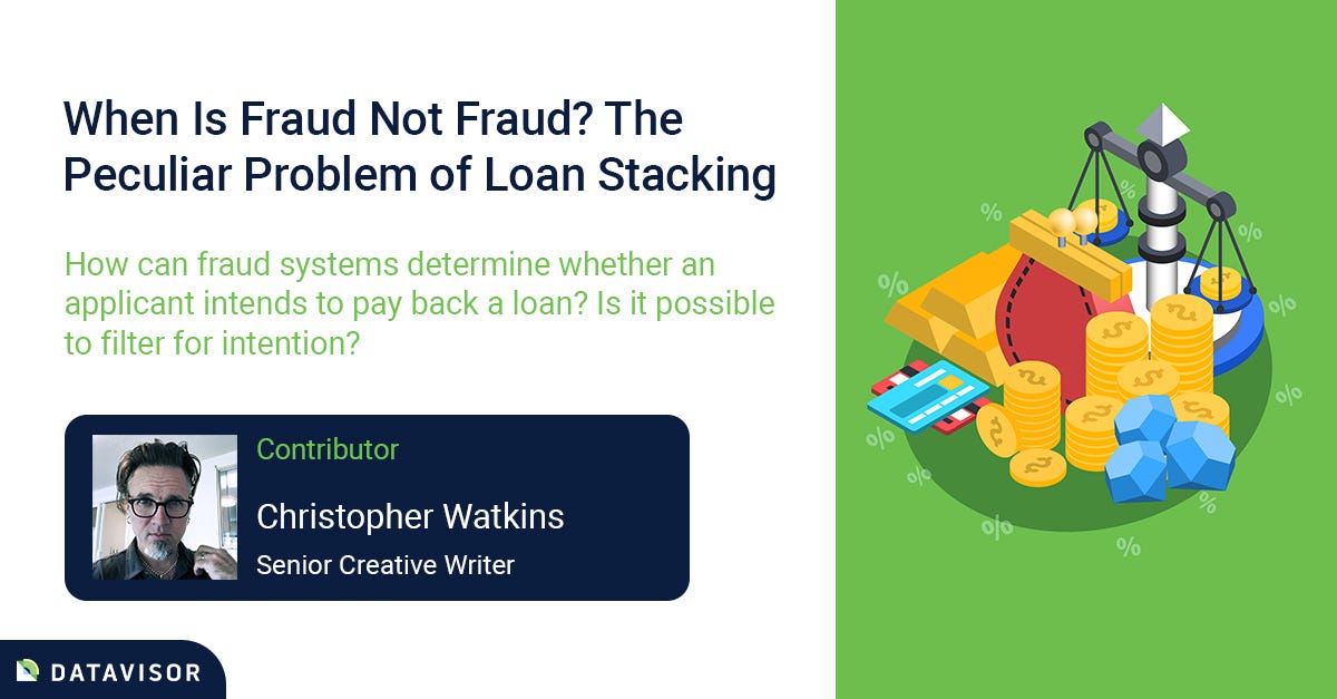 When Is Fraud Not Fraud? The Peculiar Problem of Loan Stacking | by ...