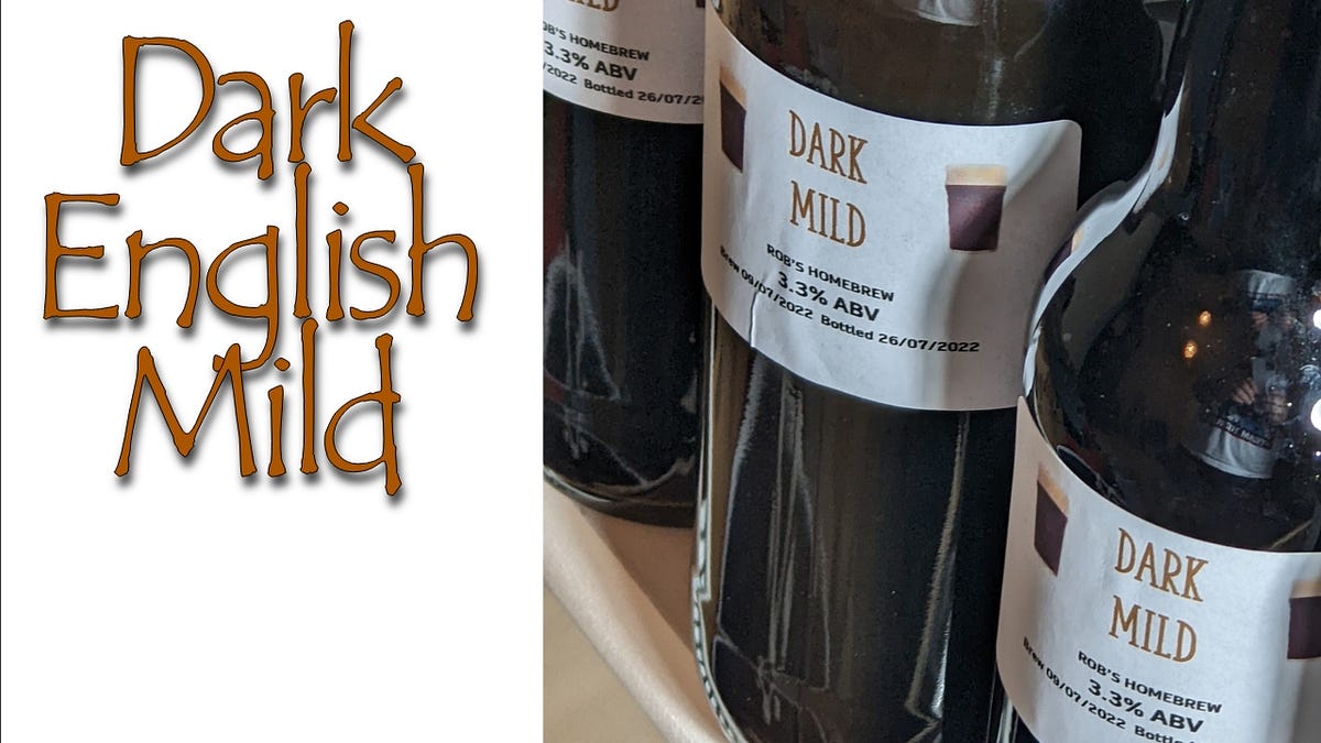 About the Beer: Dark Mild. The History and a 1-Gallon Homebrew… | by ...