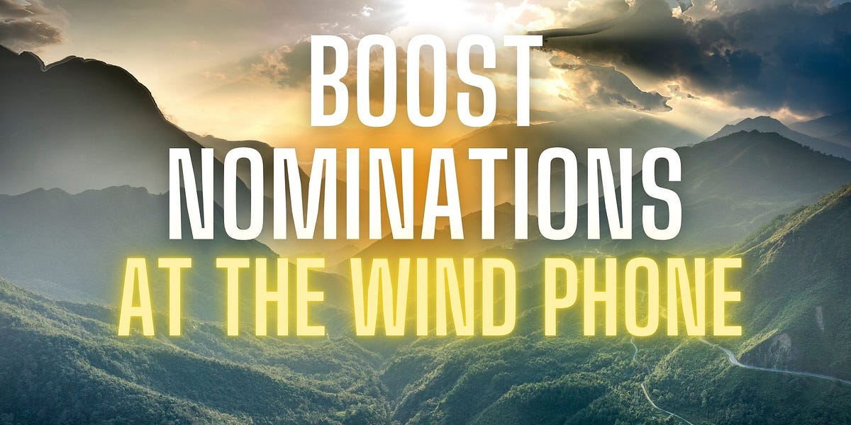 Christine Schoenwald, Boost Nominator, Will Choose Essays from The Wind ...