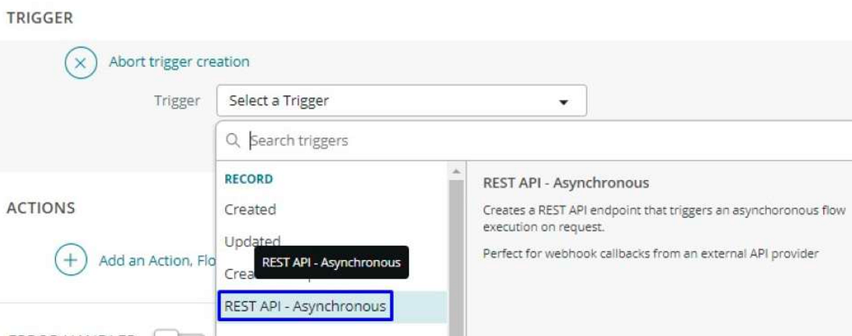 ServiceNow: REST API — Asynchronous trigger in the flow allow us to call the API from a flow ...